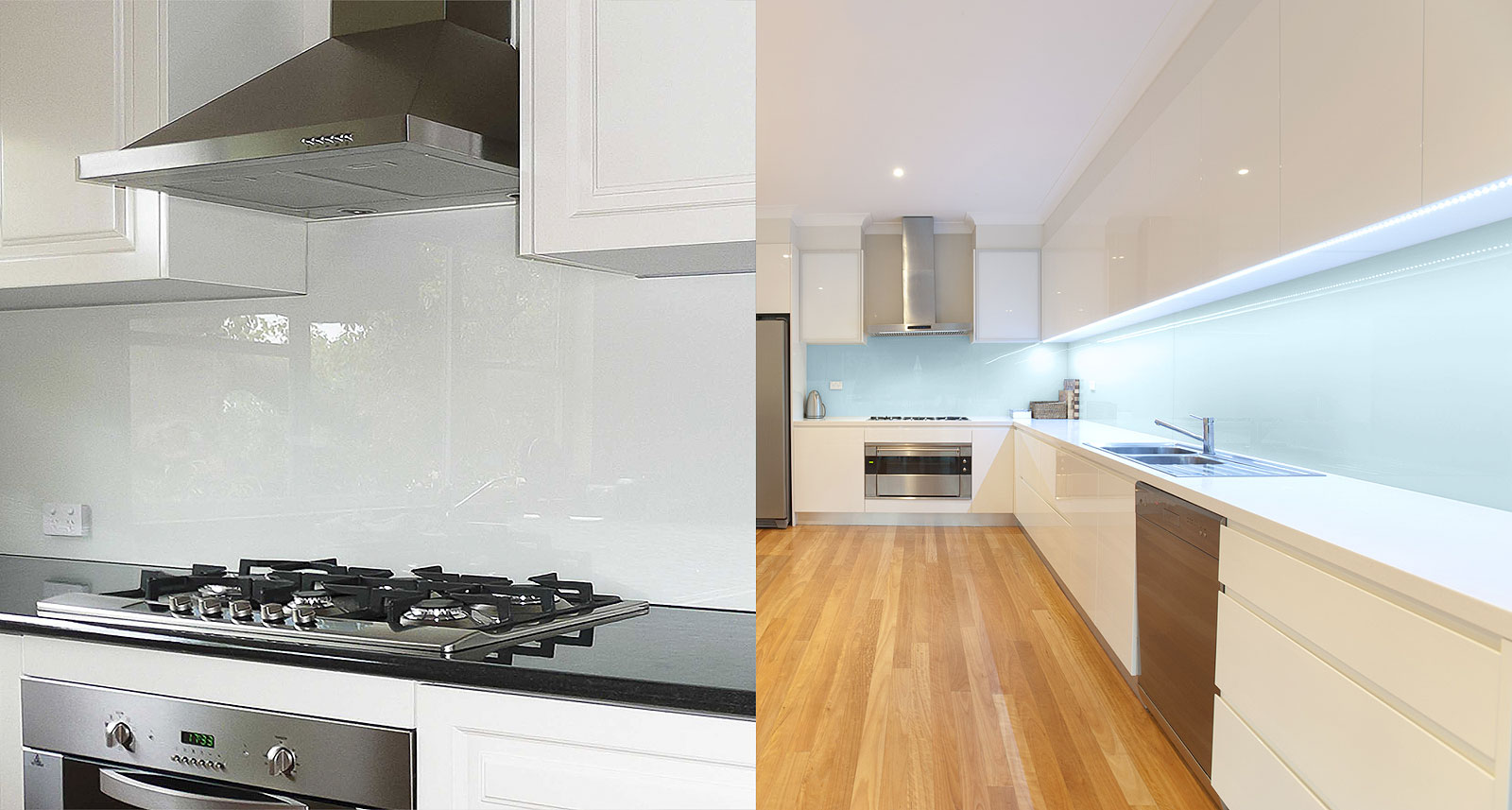 Kitchen Glass Splashbacks Substitute | Affordable Splashbacks